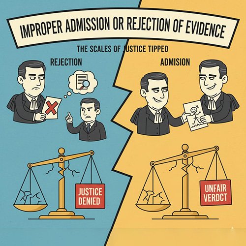 Improper admission or rejection of evidence