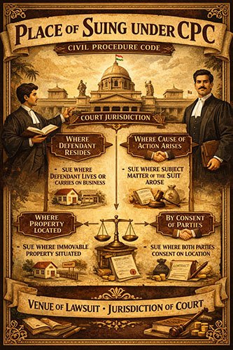 Place of suing